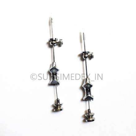 Abrams Pleural Biopsy Needle Reusable 8G x 3 1/2" - Surgimedex.in